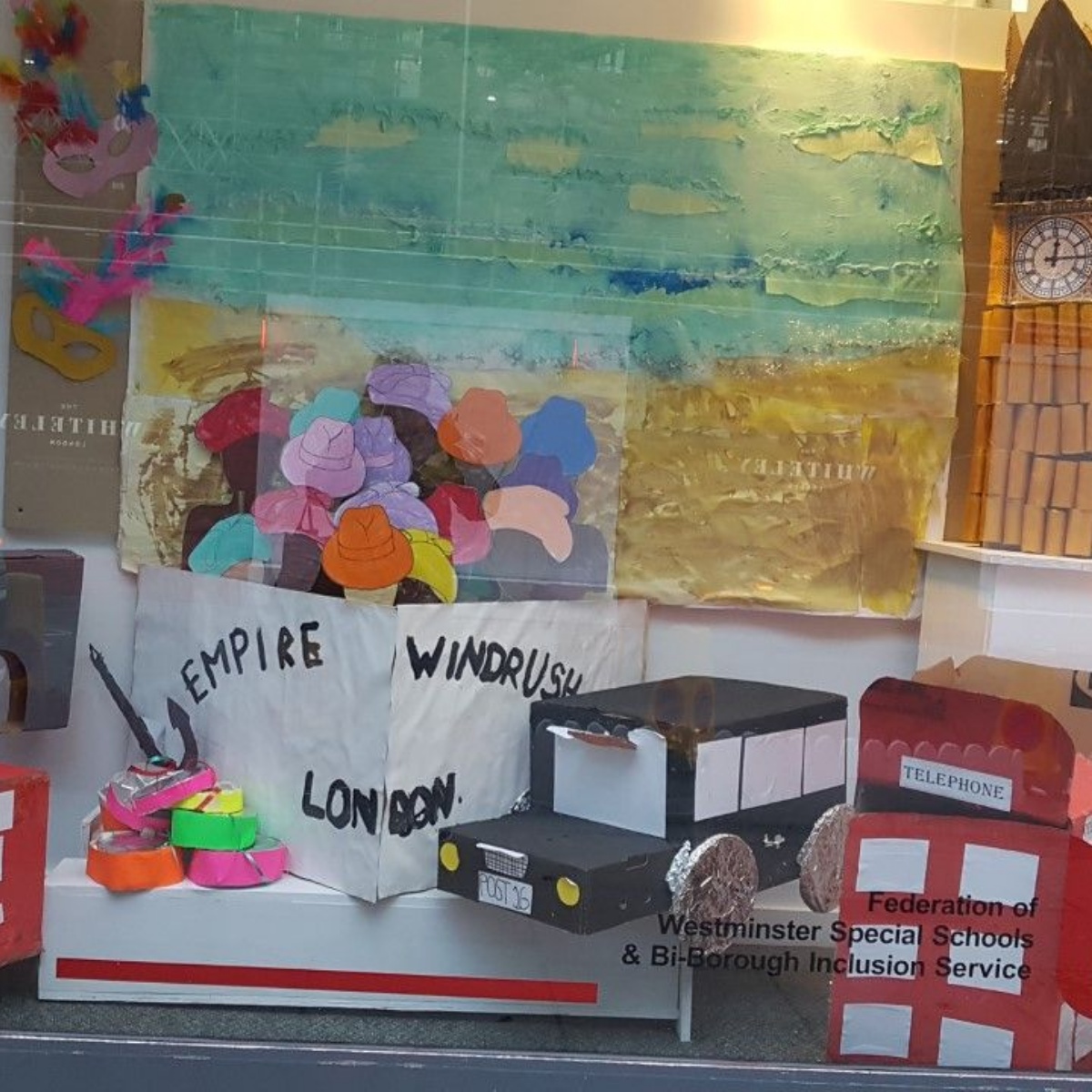Westminster Special School - College Park School Whiteleys Window Display